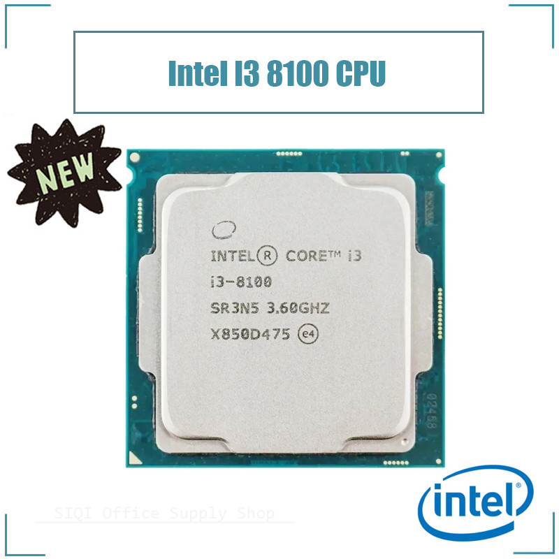 Intel I3 8100 CPU LGA1151 Quad-Core 3.6Ghz 8th Generation INTEL Core Desktop CPU | Shopee ...
