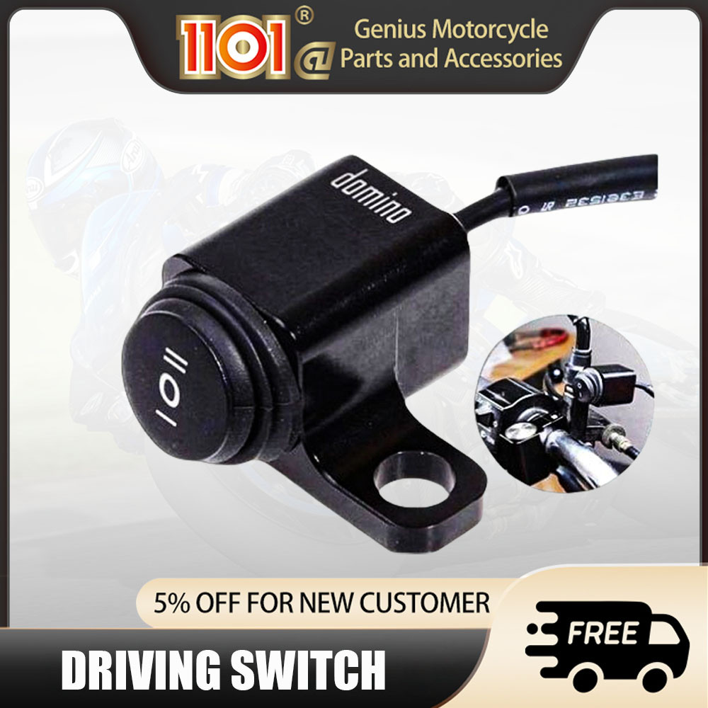 1101 Domino Motorcycle Driving Switch Left & Right Mirror Mount 3 Way ...