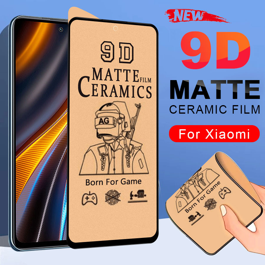 9D Full Cover Matte Protector Soft Never break Full Glue Ceramic Film ...