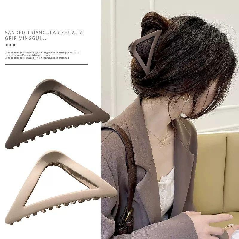 poppypin Minimalist Luxury Frosted Hair Clips Women's Back of Head ...