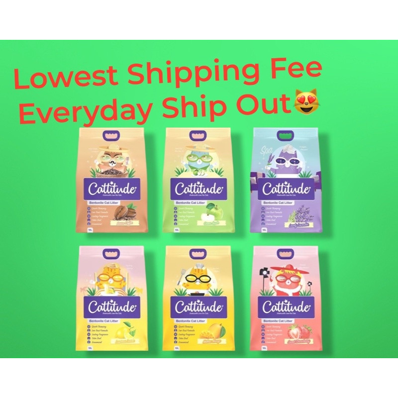 CATTITUDE MARIE WARRIOR POOPTIME PREMIUM EASY SCOOP CLUMPEE ZEN CLEAN ...