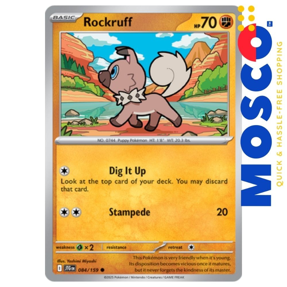 Rockruff - 084/159 Journey Together | Pokemon TCG | Shopee Philippines
