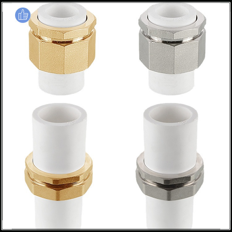 Ppr Pipe Double-Headed Copper Flexible Direct Joint 20/25/32/40/50/63 ...