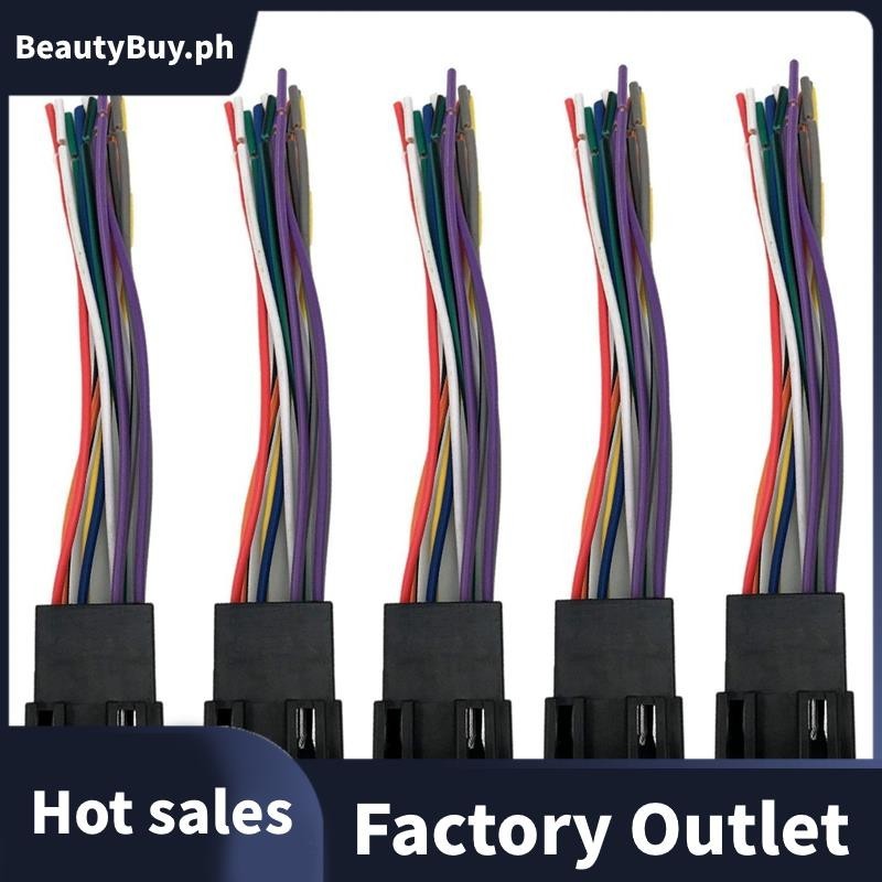 Universal Power Adapter Car Male ISO Connector Plug Radio Wire Wiring ...