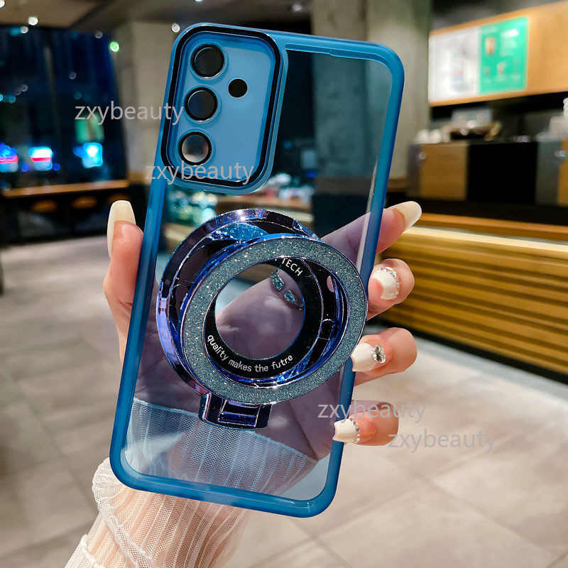 Samsung Galaxy A55 A56 A17 A36 26 A16 A54 M15 A35 5G 4G 2025 Case Transparent Ring Magnetic ...