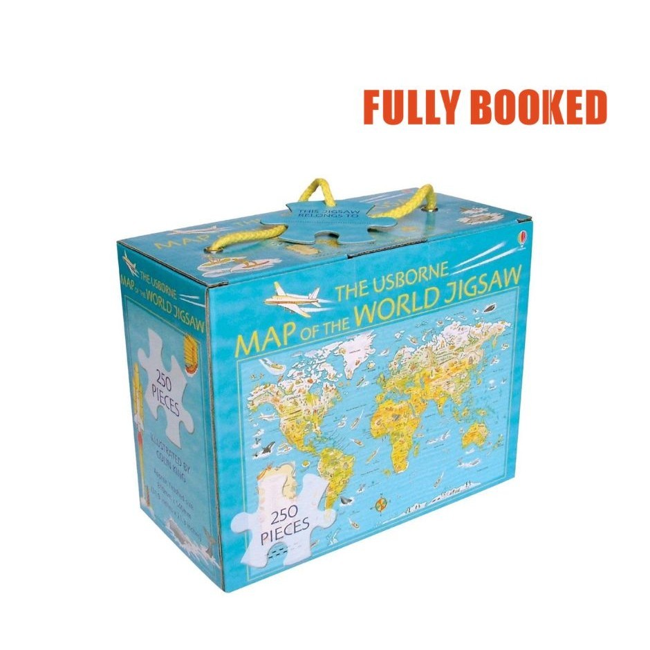 The Usborne Map of the World Jigsaw (Puzzle) by Colin King | Shopee ...