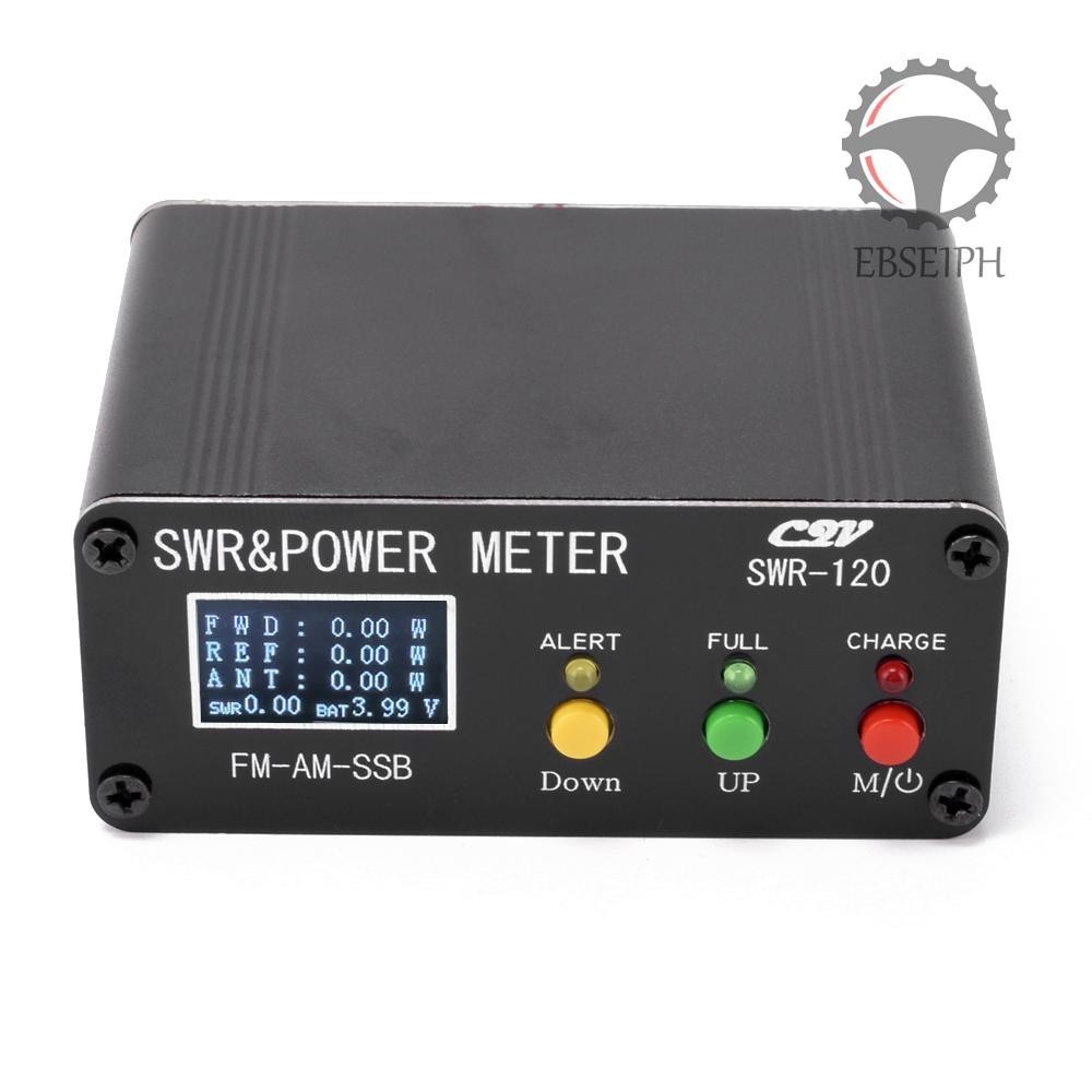 Ebsrph 120W SWR Digital Power Standing Wave Meter 1.8-54MHz Shortwave Meter FM AM SSB Modes ...
