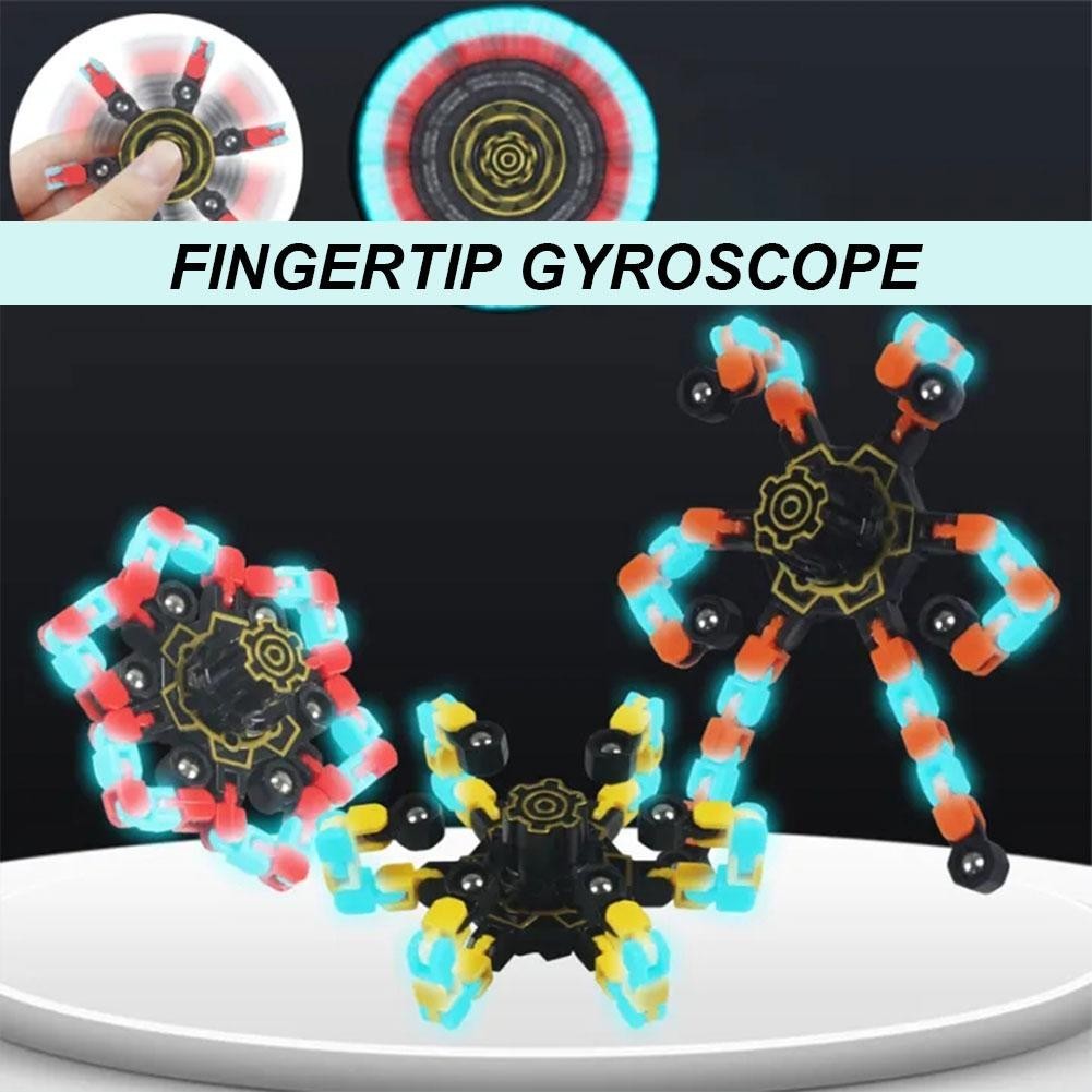 Finger Spinner Spinning Top Fidget Toy Stress Relief Toy Transformable ...
