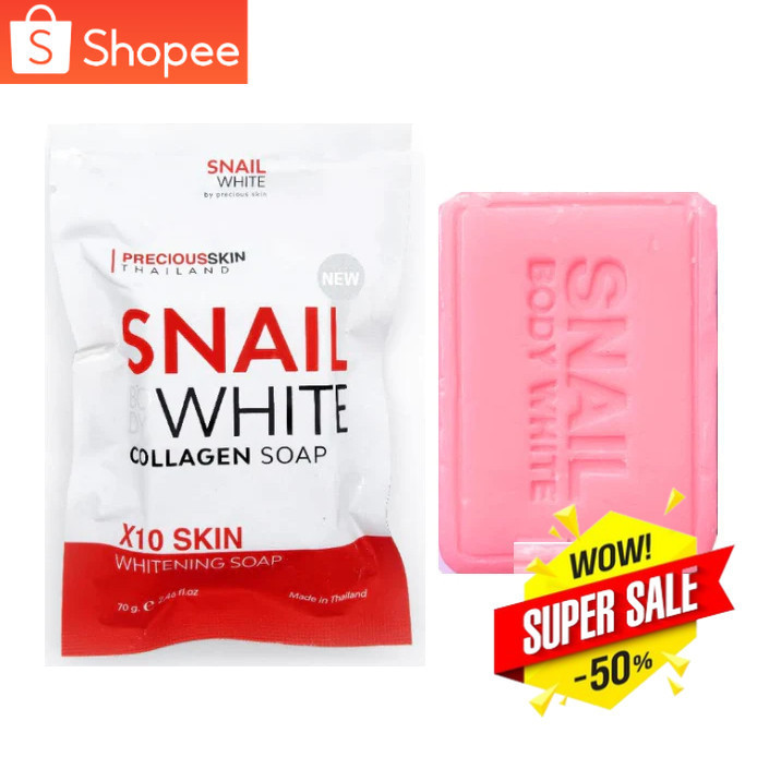 IMPORTED FROM THAILAND Precious Skin Snail White SOAP - GOLD, RED AND ...