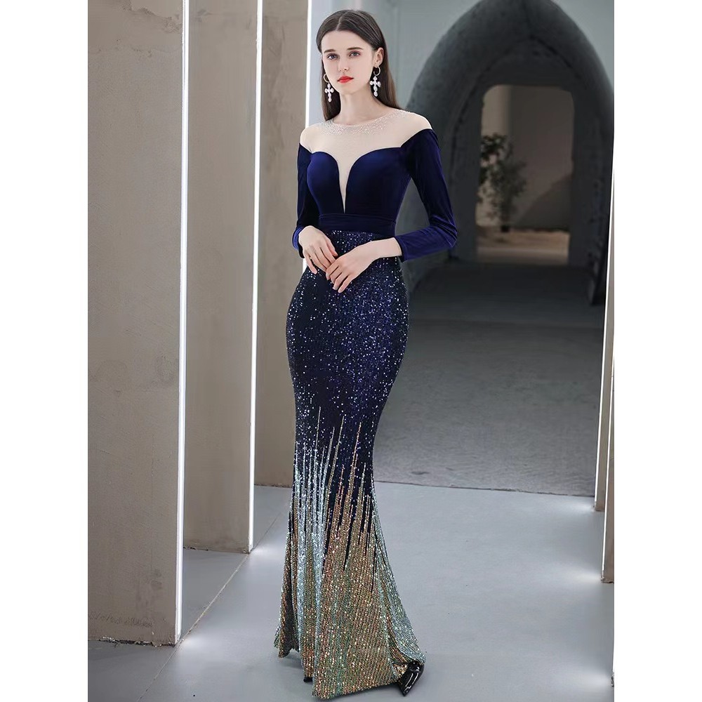 Hawlife Korean Green Blue Red Elegant Banquet Ball JS Cocktail Debut ...