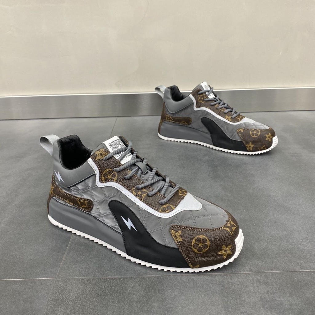 2024 New Style Men's Shoes Cloth Bread Sole Casual Shoes Trendy All ...