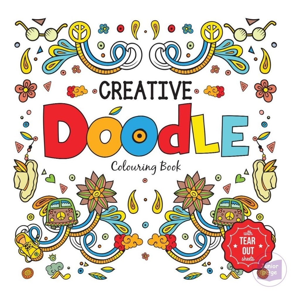 Creative Doodle Colouring with tear out sheets | Shopee Philippines