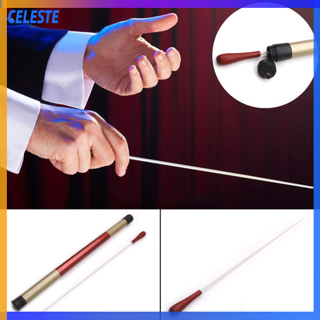 CELE Wooden Baton Band Conductor Stick Rhythm Music Director Orchestra ...