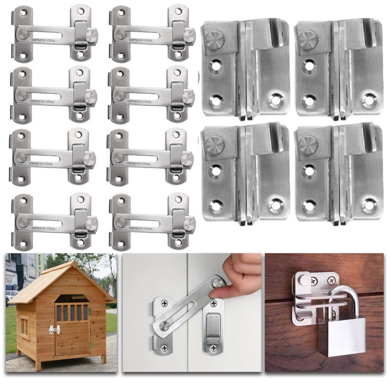 Stainless Steel Gate Latches/Integrated Hasp Latch Lock/Durable ...