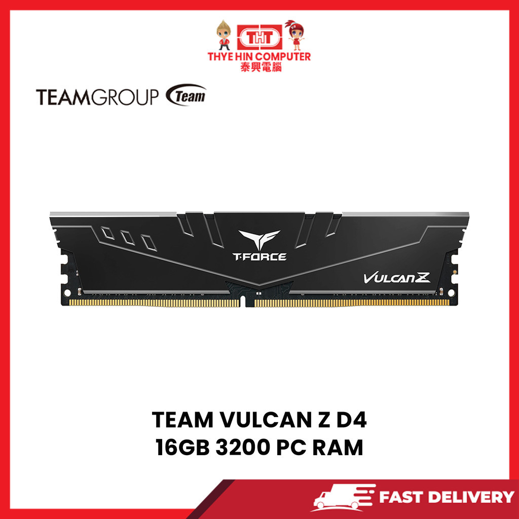 TEAM VULCAN Z D4 16GB 3200 PC RAM | Shopee Philippines
