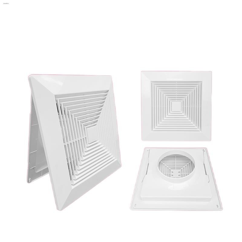 ABS square integrated ceiling diffuser ventilation panel duct fan fan ...