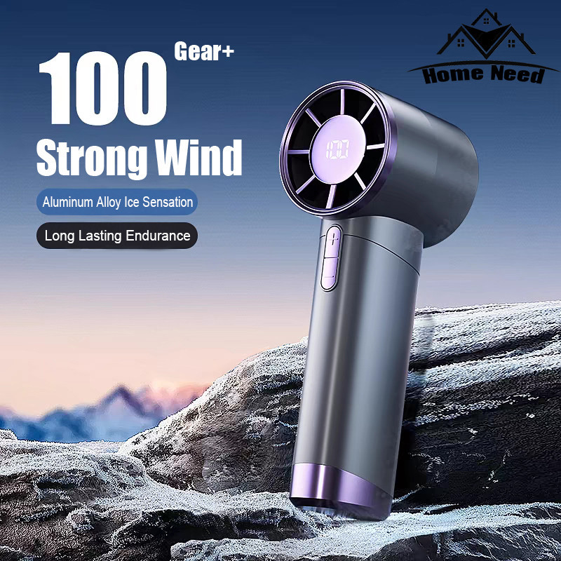 Handheld Portable Mini Super Strong Silent Electric Fan Large Wind ...