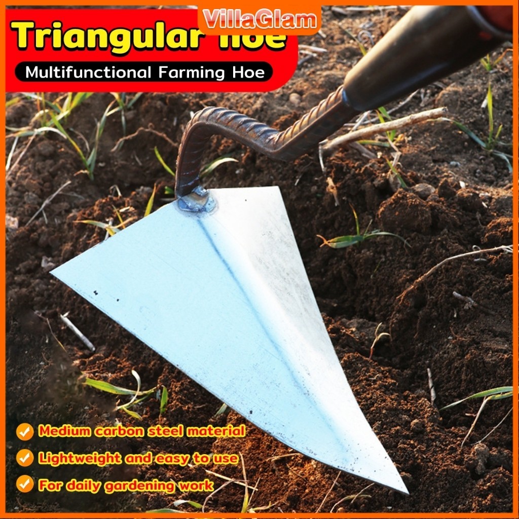 VG Agricultural Triangle Hoe Multifunctional Weeding Hoe Vegetable ...