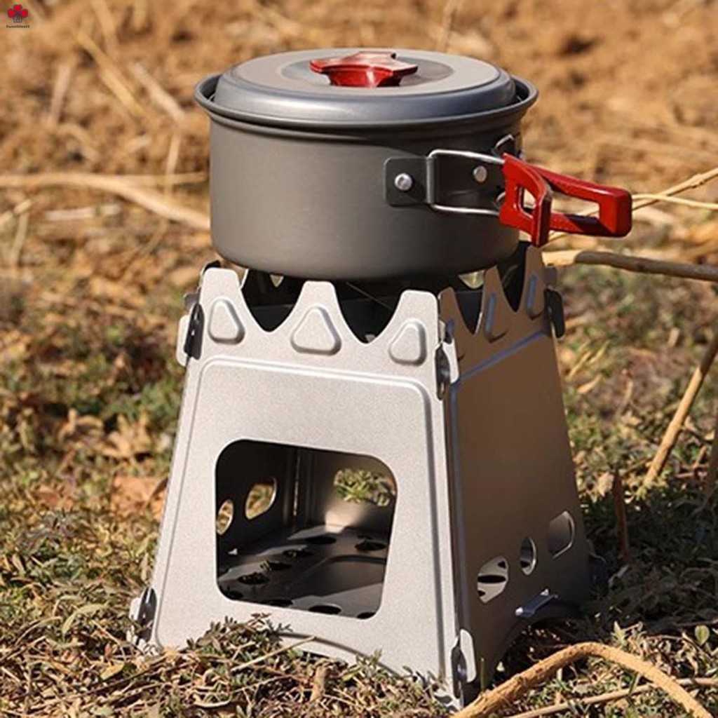 Wood Burning Camping Stove Small Simple to Use Camp Stove | Shopee ...