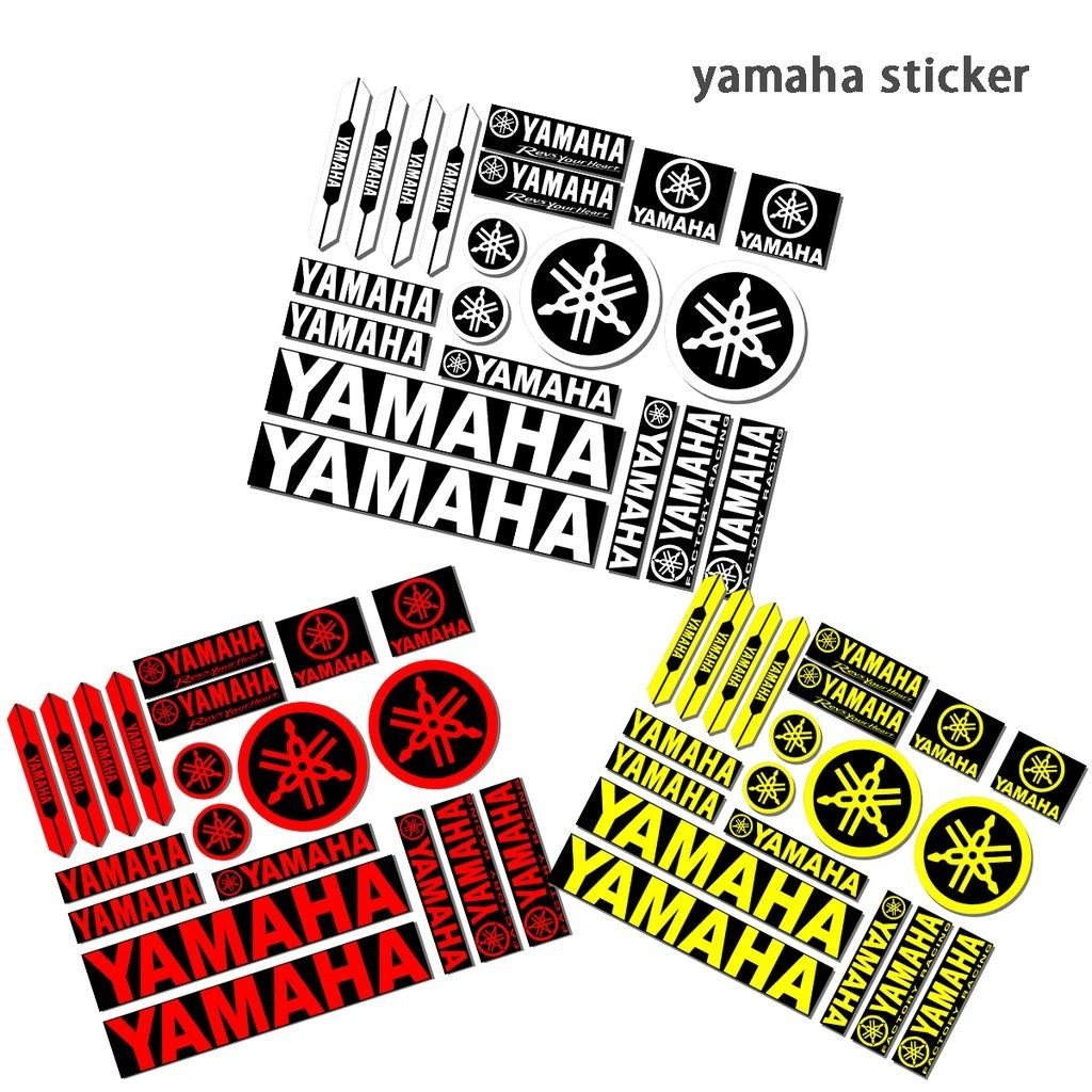 Yamaha sticker for motorcycle vinyl waterproof reflective decals ...