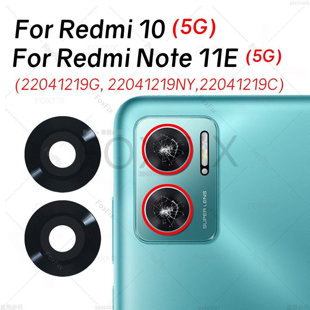 Rear Back Camera Glass Lens For Xiaomi Redmi Note 11E Redmi 10 5G ...