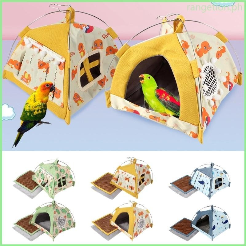 RAN Windproof Bird Hut Bird Tent HideawayNest for Budgies Parakeets ...
