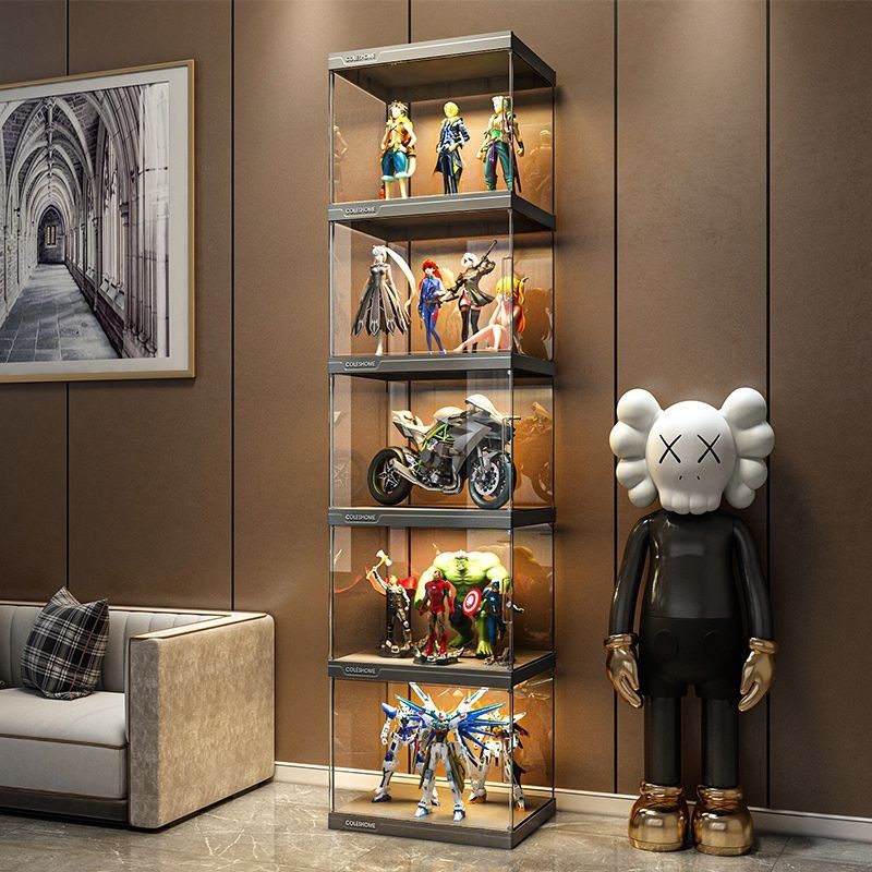 Hand-Made Lego Display Cabinet Model Toy Gundam Storage Rack Imitation ...
