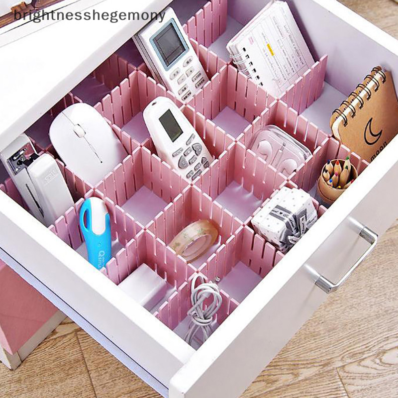 brightnesshegemony 4PCS Scalable Drawer Divider Drawer Clapboard ...