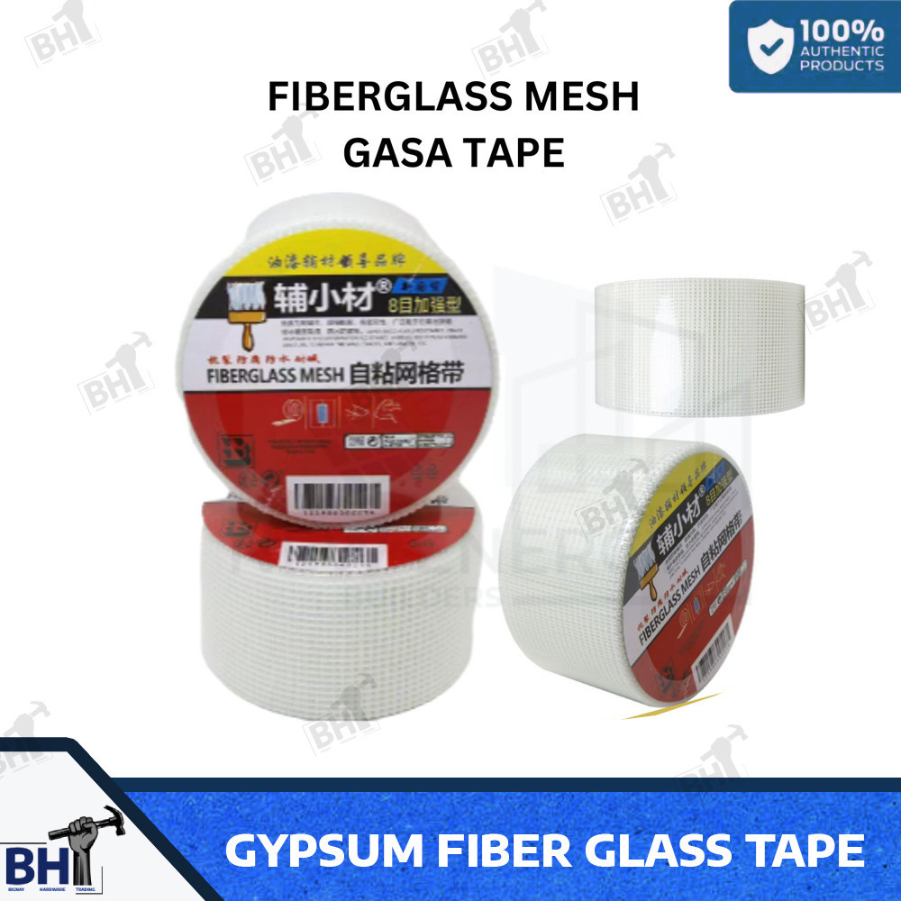 BHT || GASA TAPE GYPSUM FIBER GLASS TAPE 30M FIBERGLASS MESH | Shopee ...