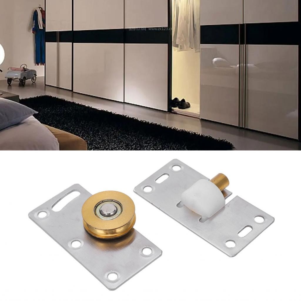 Maib Sliding Door Roller Wardrobe Wheel 2 Sets Low Friction 30mm Outer ...