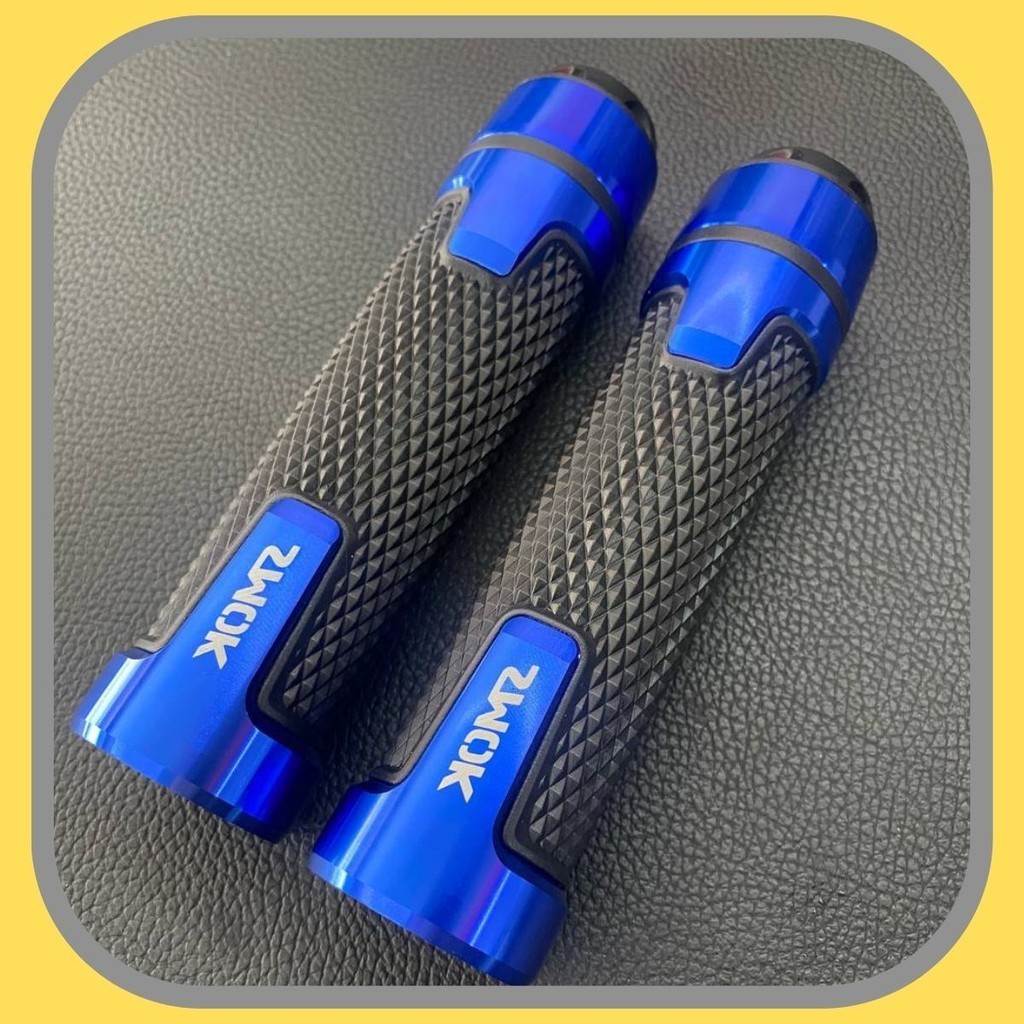 Smok handle grip for motorcycle 688 aluminum and rubber Blue | Shopee ...