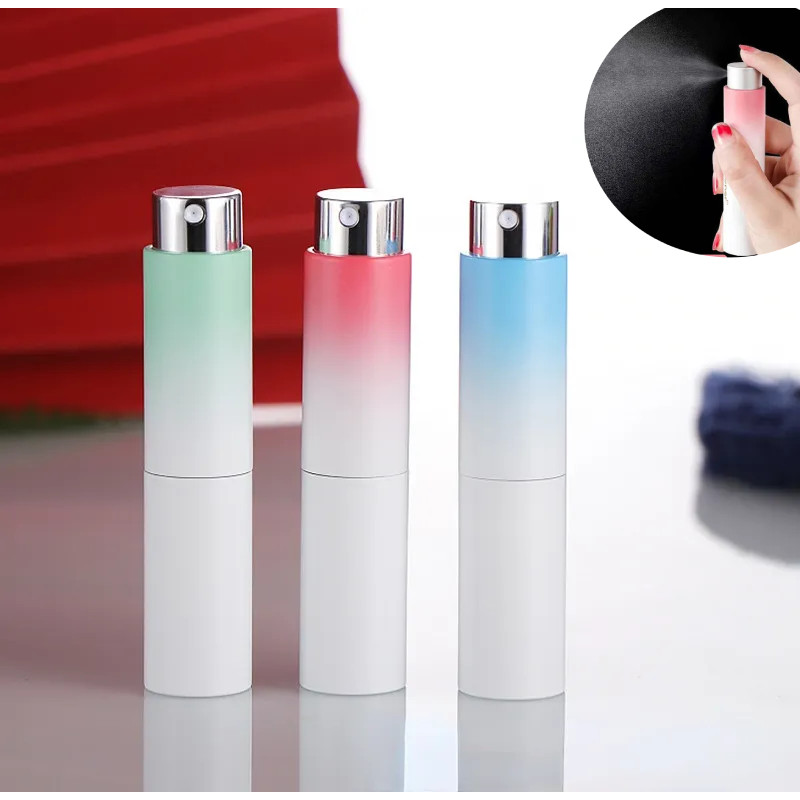 8ML Spray bottle Mini Perfume Atomizer Bottles Gradient Rotating Empty ...