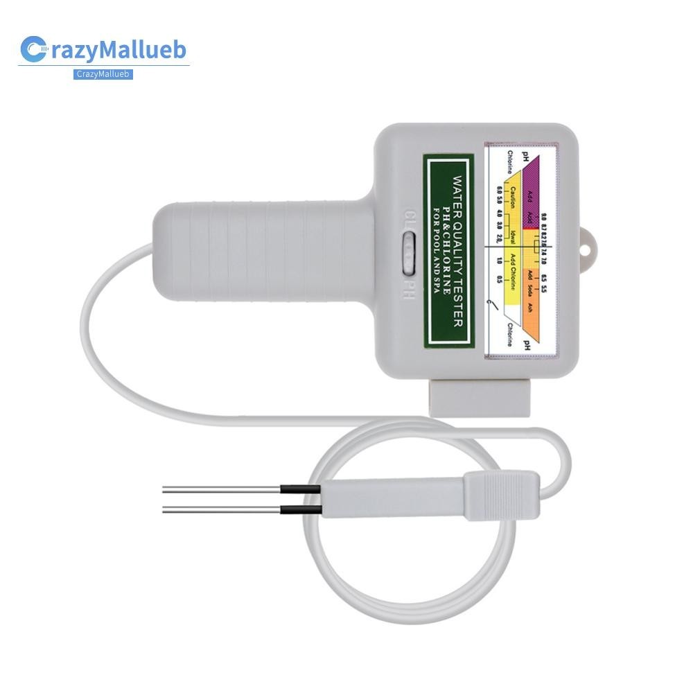 Chlorine Tester PH Meter 2-in-1 Water Chlorine Tester Spa Swimming ...