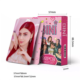 60 Pcs/Box Bini lomo card photo card holographic photocards lomocard ...