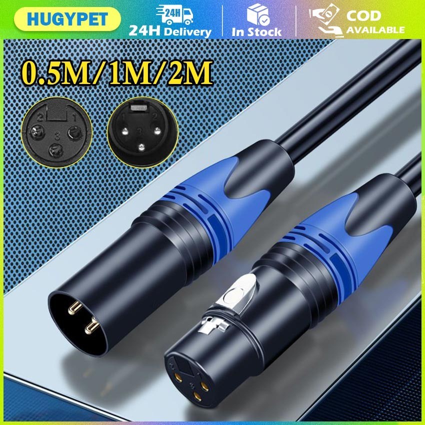 XLR Cable Male to Female 3Pin Audio Lines To Interconnection With ...