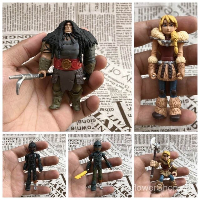 Genuine Bulk Cargo Toothless Little Hiccup Movie Model Garage Kits ...