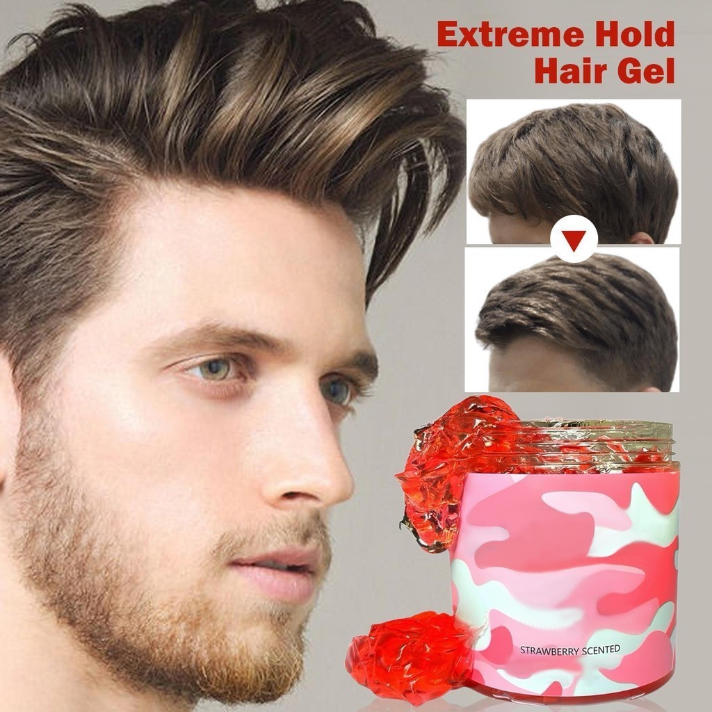 Extra Hold Hair Gel for Men Women Hair Finishing Styling Gel Alcohol ...