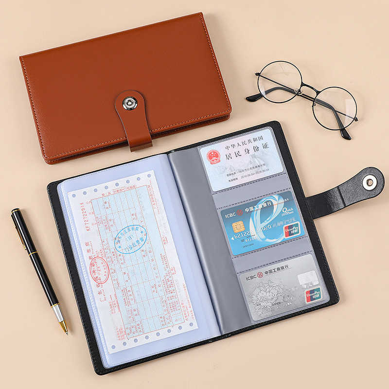 Bank Bill Storage Check Holder,Leather Currency Organizer, Personalized ...