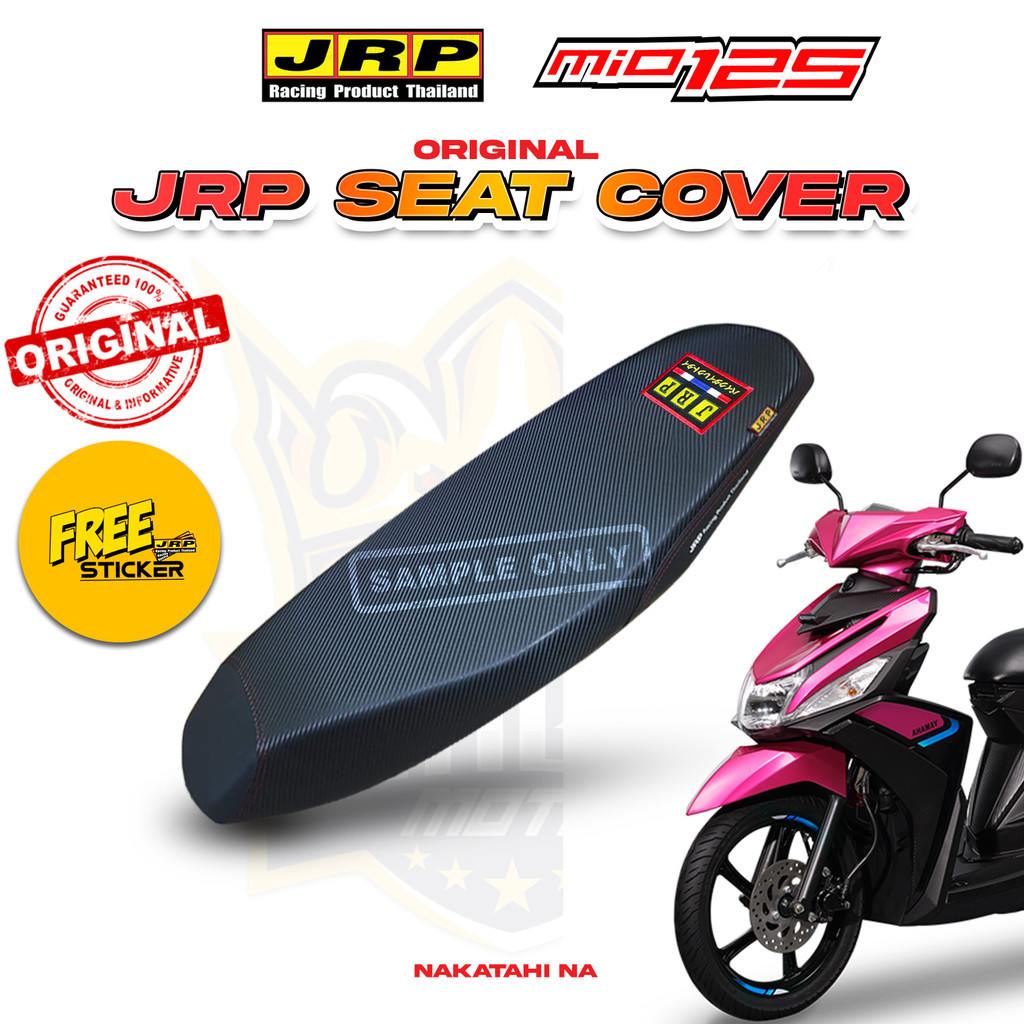 YAMAHA MIO i 125 ORIGINAL THAILAND JRP MOTORCYCLE CARBON LEATHER SEAT ...