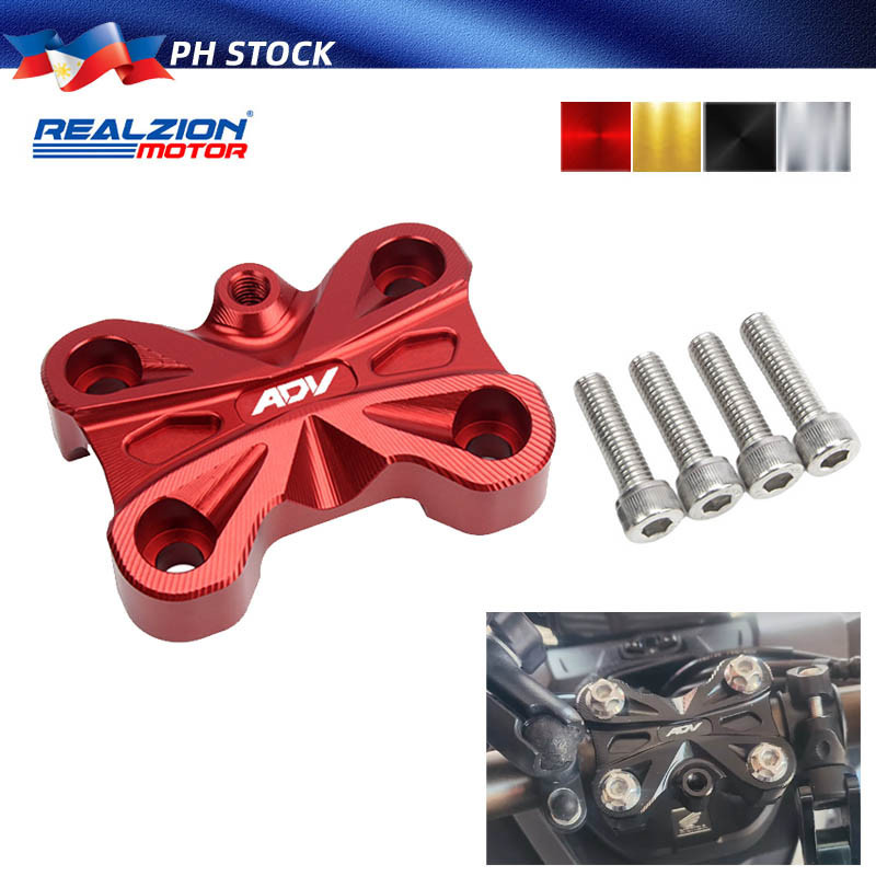 REALZIONMOTOR For ADV 160 150 ADV160 Handlebar Compression Code Clamp ...