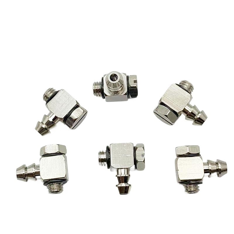 SMC Miniature Metal Pagoda Barb Type Bent Vent Nozzle Fitting M-5ALHU-4 M3-2M4 M5-6-M6 | Shopee ...