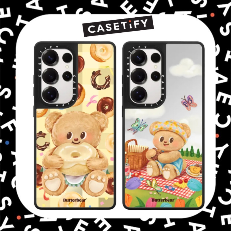 CASETiFY Butterbear Pattern shockproof for Samsung Galaxy S25 Ultra / Galaxy S24 Ultra / Galaxy ...