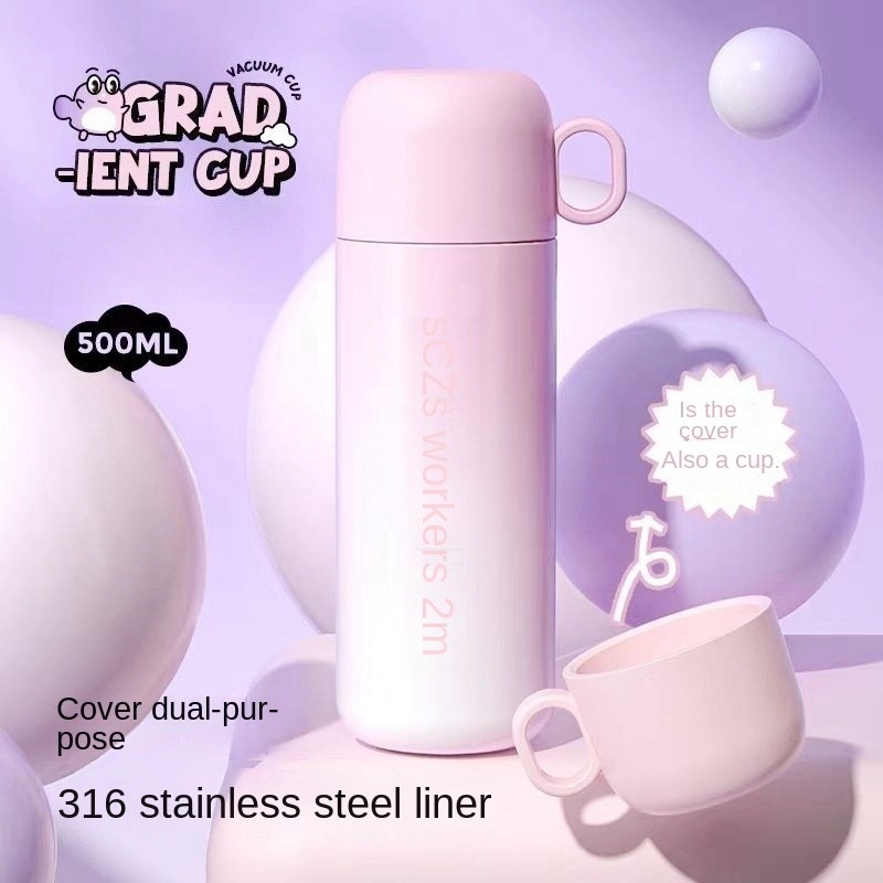 New 316 Good-looking Vacuum Cup Portable and Simple Stainless Steel ...