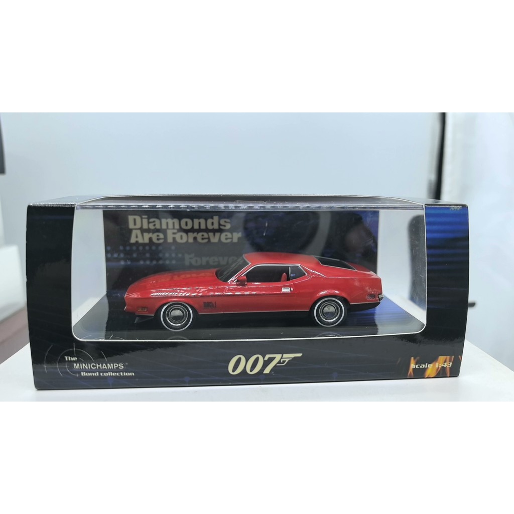 Ford Mustang Mach1 Movie 007 Version Alloy Car Model 1: 43, Rare Out of ...