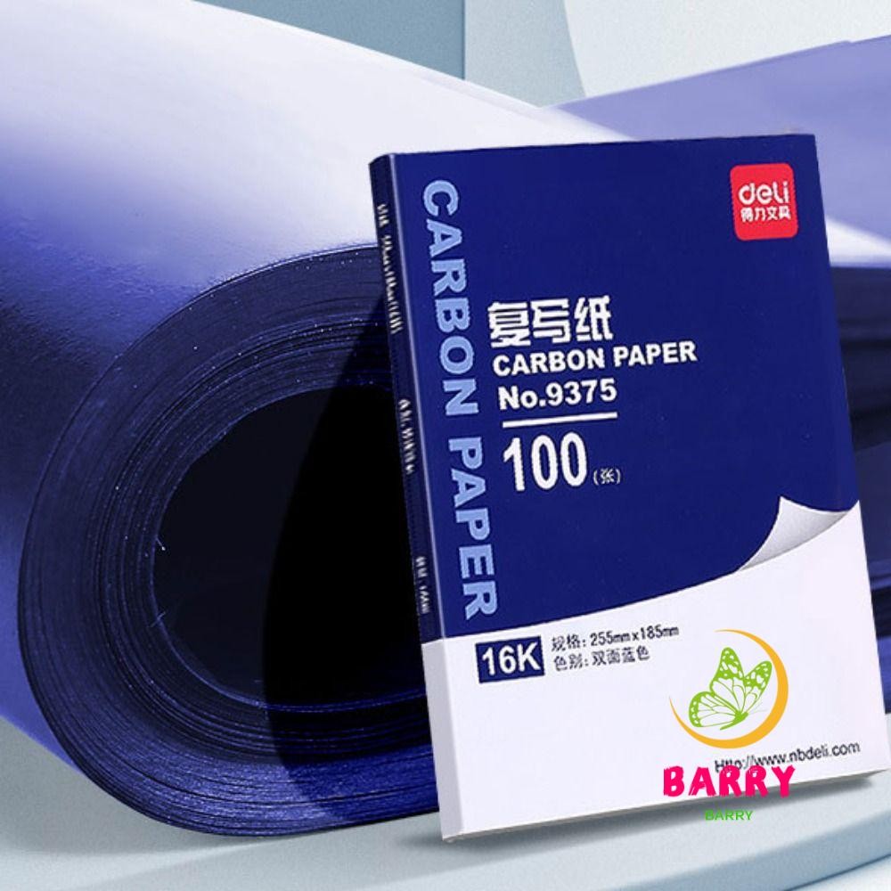 BARRY 100 Sheets Carbon Paper, Double-sided Carbonless Transfer Papier ...