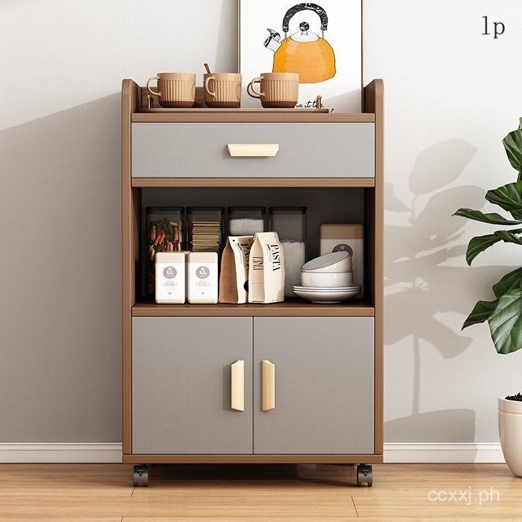 Tea Cabinet Against the Wall Small Apartment Office Tea Cabinet Small ...