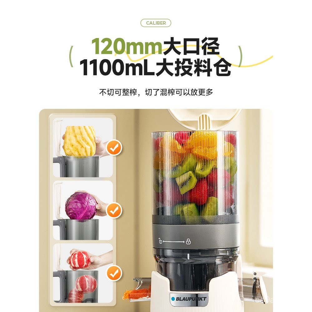 German Blaupunkt Large Caliber Juicer with Pulp Separation, Household ...