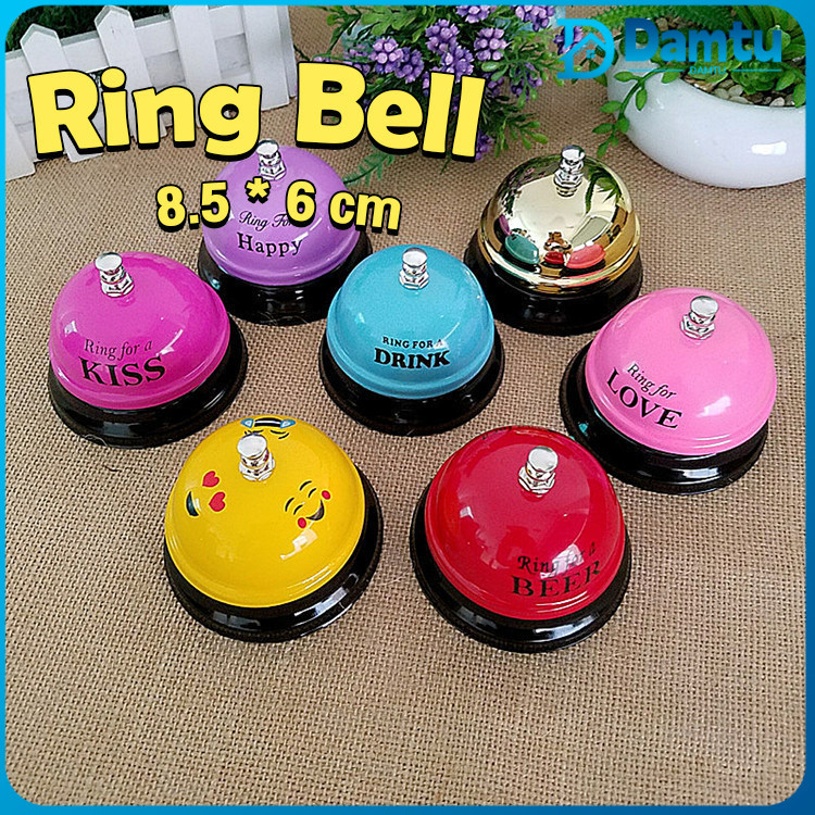 Damtu Kitchen Call Bell Phone Ringing Bar Counter Desk Metal Ring Bell ...