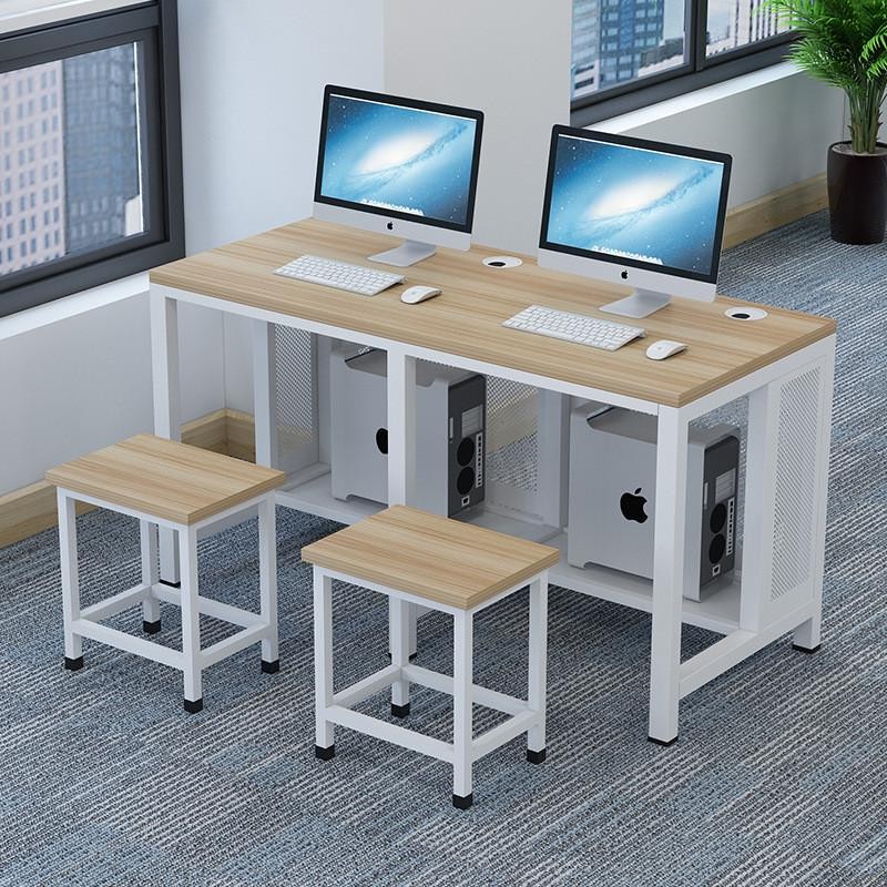 Steel Computer Desk School Computer Room Student Multimedia Training ...