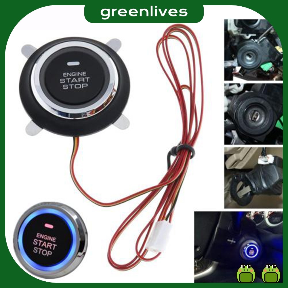 [GNLV] Car Ignition Switch Engine Start Push Button For Keyless Entry ...